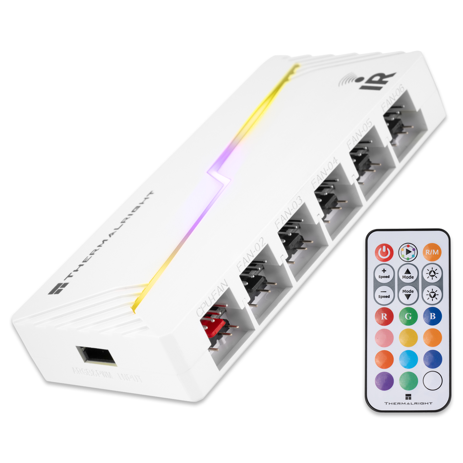 TL-ARGB and FAN HUB x12 IR WHITE – Thermalright